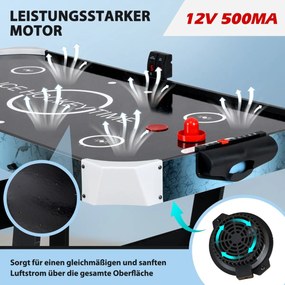Costway Skládací vzdušný hokejový stůl s LED displejem a 12 V-motor elektrický