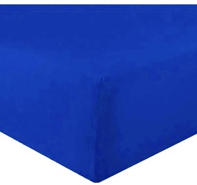 Prostěradlo jersey tmavě modrá TiaHome - 120x200cm