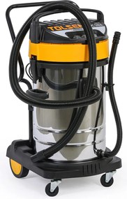 Průmyslový vysavač TOLSEN 79610, suché/mokré sání, 3000 W, 80 l