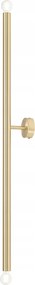 Nástěnná lampa Tubo 2 Brass L 1072D40_L Aldex