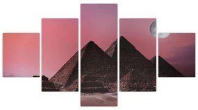 Obraz - Pyramidy Giza, Egypt (125x70 cm)