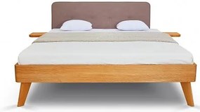 Postel Postelia DEIRA Buk 180x210cm - dřevěná postel z masivu o šíři 4 cm
