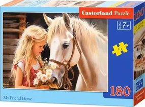 Castorland 018536 Puzzle Můj přítel kůň180 dílků / 180 dílků / od 7 le