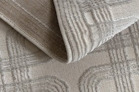 Koberec AURA J2556A krémový / světle šedý