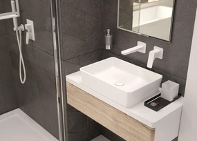 Deante Mokko příslušenství, koupelnový podnos, černá matná, ADM_N512
