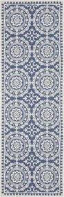 Hanse Home, Běhoun Twin Supreme 104130 Blue/Cream – na ven i na doma, 80x350, modrá, chodba / předsíň