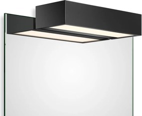 Světlo nad zrcadlo Box Clip On LED 2700K 25 cm černé matné