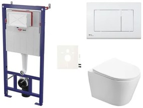 Závěsný WC set do lehkých stěn / předstěnová SAT Infinitio SIKOSSIN20K