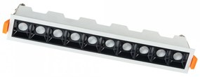 MINI LED WHITE 20W 3000K&quot; RECESSED - 10045