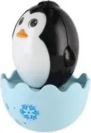 TEDDIES Kolíbací hračka Tučňák / Se zvukem / Plast / 8 cm / 0m+