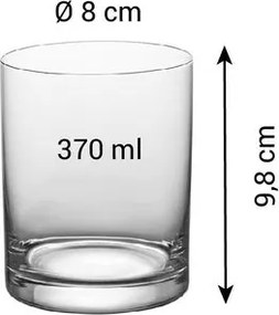 TESCOMA Sklenice na short drink CHARLIE 370 ml
