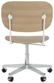 AUDO (MENU) Kancelářská židle Co Task Chair, Chrome / Natural Oak