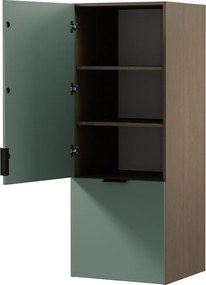 SORENTO bg | horní skříňka N60N multifunkční nástavec | 60 cm | LEVÁ | baltic/zelená