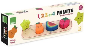 Vilac Vkládací puzzle Učím se počítat ovoce Sarah Betz