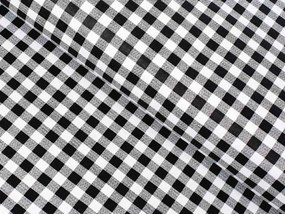 Biante Bavlněný povlak na polštář Sandra SA-060 Černo-bílé kostičky 70 x 90 cm