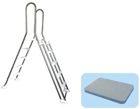 Poolmaster Horní plošina bazénových schůdků INOX SAFE (8121)