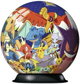 Puzzle ravensburger 3d 117857 -ball pokémon 72 dílků
