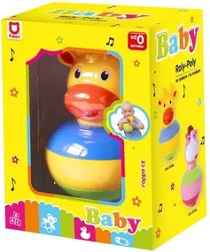 RAPPA Roly poly žirafa / Hračka pro nejmenší / s rolničkou
