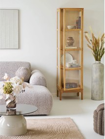 House Nordic Prosklený kabinet ZAMORA 180x47cm dub 3001500