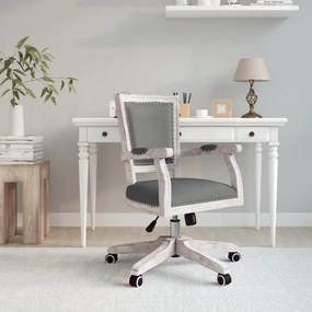 Otočná kancelářská židle tmavě šedá textil,  344479