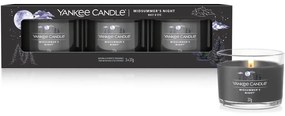 Yankee Candle – sada votivní svíčky ve skle Midsummers Night (Letní noc), 3 x 37 g