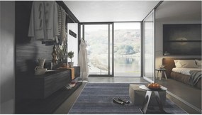 Ručne viazaný kusový koberec Diamond DC-MCN Dark blue / silver, 305x425, modrá, chodba / predsieň, Diamond Carpets India