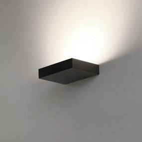 ACB Iluminacion Nástěnné LED svítidlo BRICK, š. 205 mm, 20W, CRI90, CCT switch 2700-3000K Barva: Černá, Stmívání: DALI/PUSH