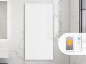 Skleněný Infrapanel GLASS 700W Mléčné sklo | Výhřevnost 12,5 m2 | 120x60 cm | WiFi termostat