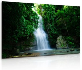 Malvis ® Obraz vodopád v Bangladéši Velikost: 150x100 cm