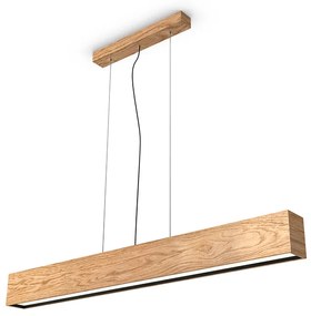 Závěsné lineární dřevěné svítidlo nad stůl woodLED Linus  Závěsné lineární dřevěné svítidlo nad stůl woodLED Linus Délka: 1100 mm, Dřevodekor: Dub…