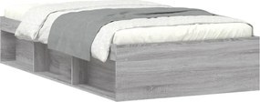 vidaXL Rám postele 100 x 200 cm [3203836] Barva: šedá sonoma