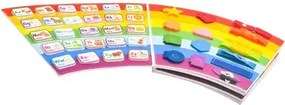 2KIDS TOYS Activity board Duha / Senzorická hračka / od 3 let