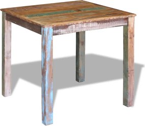 Jídelní stůl masivní recyklované dřevo 80 x 82 x 76 cm 243452