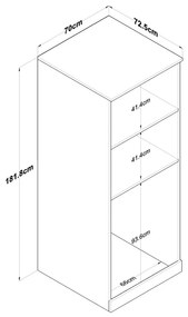 Skříň nad pračku Fera White