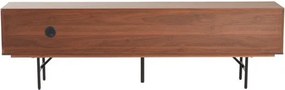 TV stolek v dekoru ořechu v tmavě přírodní barvě 180x51x40 cm Duvberg – Jotex