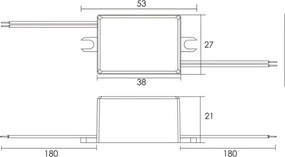IMPR 872014 Deko-Light napájení MiniD50004NT konstantní proud 500 mA IP65 stmívatelné 4-8V DC 4W