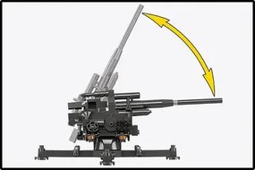 COBI 3142 Protiletadlové dělo 10,5 cm Flak 39 / Plastová stavebnice /