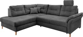 XXXLutz ROHOVÁ SEDAČKA, textil, antracitová Livetastic - Sedací soupravy - 002310012731