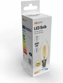 Solight WZ401A LED žárovka E14 4W / retro / svíčka / 3000K / 360° / 44