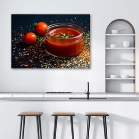 Obraz na plátně Rajčata Zeleninová kuchyně - 60x40 cm