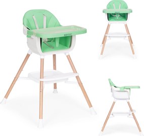 Dětská židlička 2v1 BABY ECOTOYS zelená