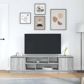 TV skříňka šedá sonoma 188,5x41x50 cm kompozitní dřevo 3328422
