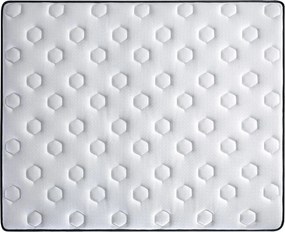 Matrace Cool &amp; Wool, Středně tvrdá, pružinová, oboustranná/termoregulační, 180x200 cm