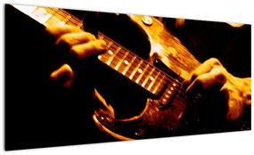 Obraz elektrické kytary (100x40cm)