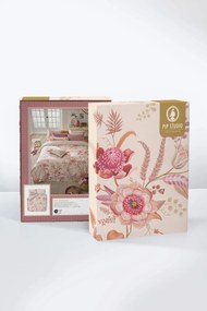 Pip Studio perkálové povlečení Everbloom Light Pink - 140 x 200 + 70x90 (Oboustranné perkálové povlečení na jednolůžko )