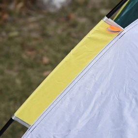 Outsunny Stan pro 3 osoby - Samonat desplející se kopulovitý stan s oknem, taškou na přenášení, háčky, podložkou a vodním sloupcem 1000 mm pro kempov…