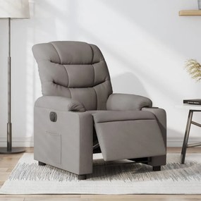 Elektrické polohovací křeslo taupe textil 3206634