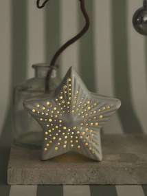 Sinsay - Vánoční LED lampa ve tvaru hvězdy - bílá