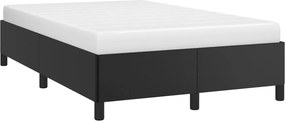 Rám postele bez matrace černá 120x190 cm umělá kůže 3269645
