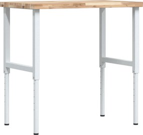 Pracovní stůl 100x60x(73–99,5) cm masivní akácie obdélníkový 3309713